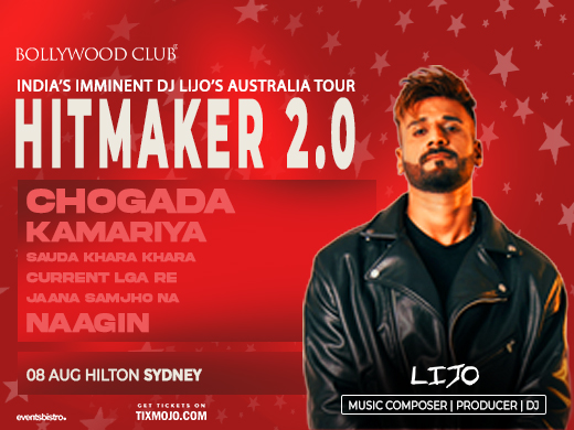 DJ Lijo Sydney | The Hitmaker 2.0 Bollywood Tour | TixMojo
